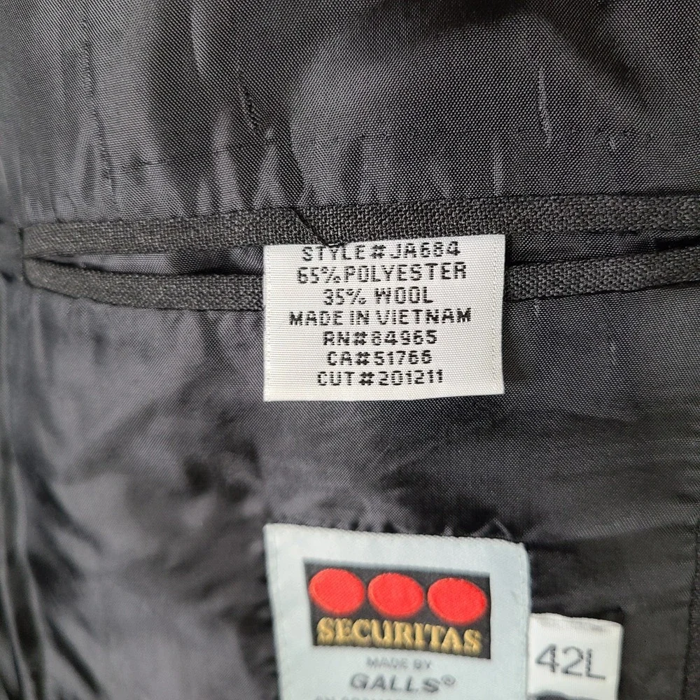 Securitas by Galls | Suits & Blazers | Securitas Galls Jacket Mens 42l ...